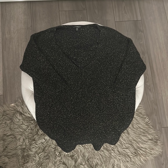 Express | Sweaters | Express Womens Black With Gold Flecks Half Sleeve ...